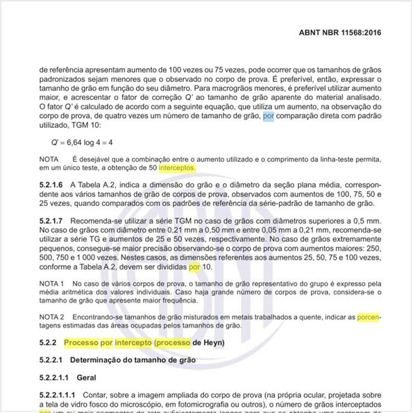 O que é o processo por intercepto (processo de Heyn)?
