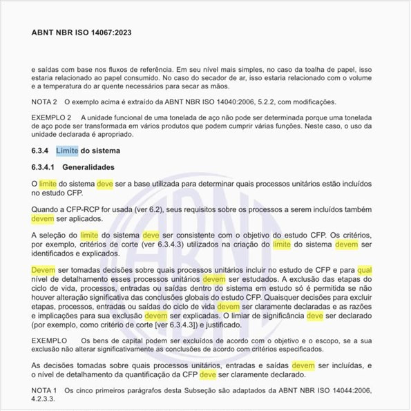 Target Normas: Qual deve ser o limite sistema?