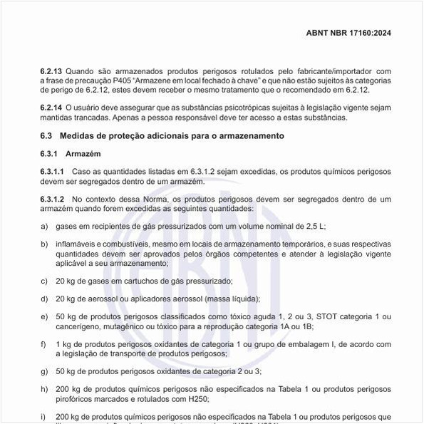 Target Normas: medidas de proteção adicionais armazenamento?