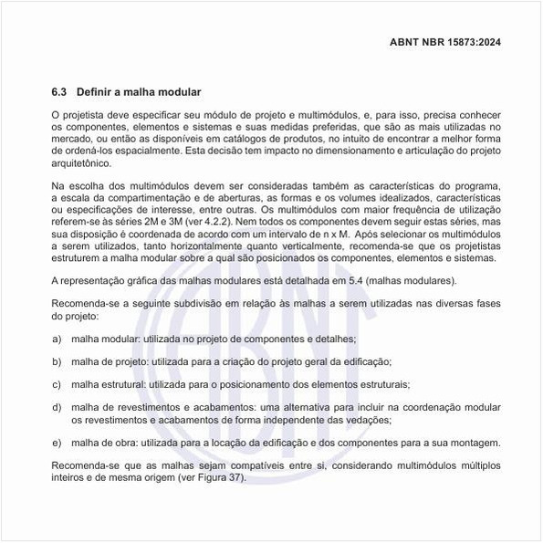 Por que se deve definir a malha modular?