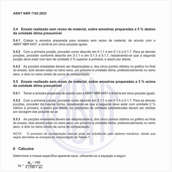 Como calcular e determinar a massa específica aparente seca?
