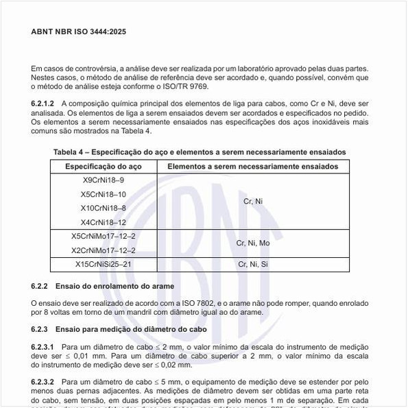 Target Normas: do aço e elementos a serem necessariamente ensaiados?