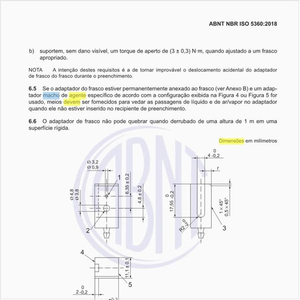 Target Normas: para uso com enflurano, metoxiflurano halotano?