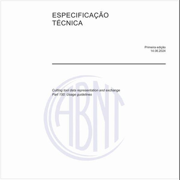 ABNT ISO/TS 13399-150 ABNT ISO/TS13399-150 Representação e