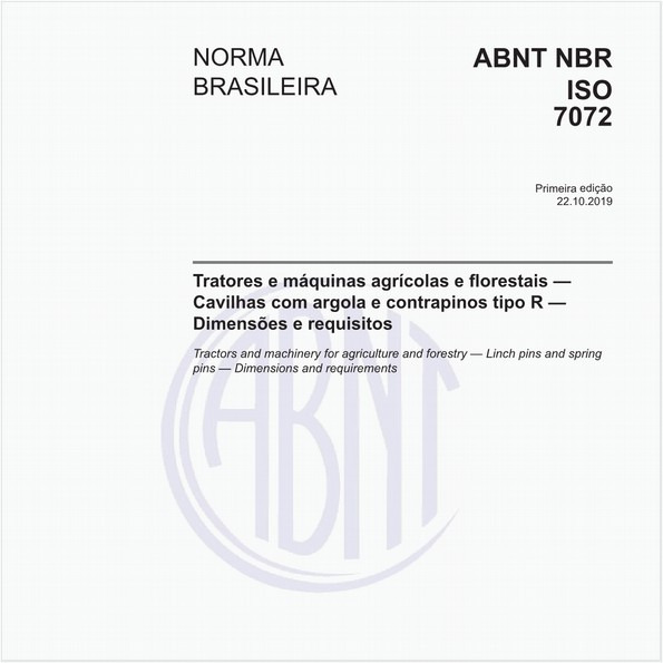 Target Normas: ABNT NBR ISO 7072 NBRISO7072 Tratores máquinas