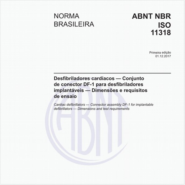 Target Normas: ABNT NBR ISO 11318 NBRISO11318 Desfibriladores