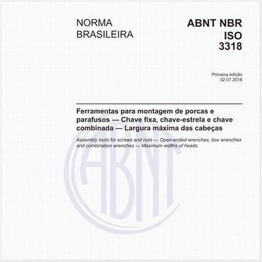 ABNT NBR ISO 3318 NBRISO3318 Ferramentas para montagem de porcas e