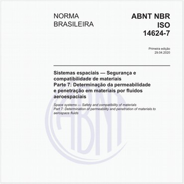 ABNT NBR ISO 14624-7 NBRISO14624-7 Sistemas espaciais — Segurança e