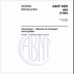 ABNT NBR ISO 20795-2 NBRISO20795-2 Odontologia — Polímeros de base