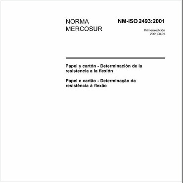 NM-ISO 2493 NM-ISO2493 Papel e cartão - Determinação da resistência
