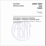 ABNT NBR ISO 14025 NBRISO14025 Rótulos e declarações ambientais