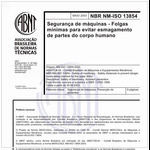 ABNT NBR ISO 13855 NBRISO13855 Segurança de máquinas