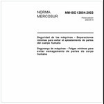 NM-ISO 13852 NM-ISO13852 Segurança de máquinas - Distâncias de