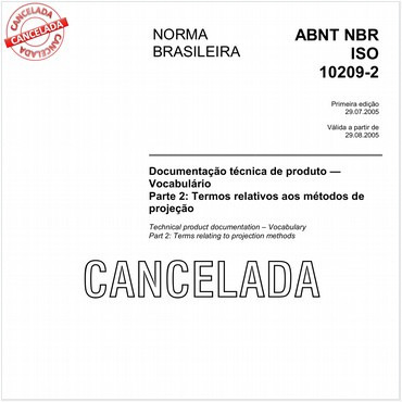 ABNT NBR ISO 10209-2 NBRISO10209-2 Documentação técnica de produto