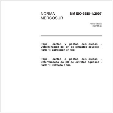 NM-ISO 6588-1 NM-ISO6588-1 Papel, cartão e pastas celulósicas
