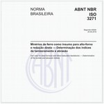 ABNT NBR ISO 3082 NBRISO3082 Minérios de ferro - Procedimentos de