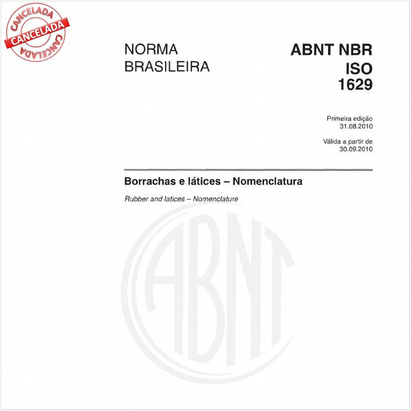 Target Normas: ABNT NBR ISO 1629 NBRISO1629 Borrachas e látices
