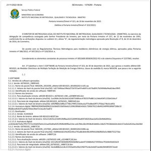 Portaria DIMEL/INMETRO 321:2022